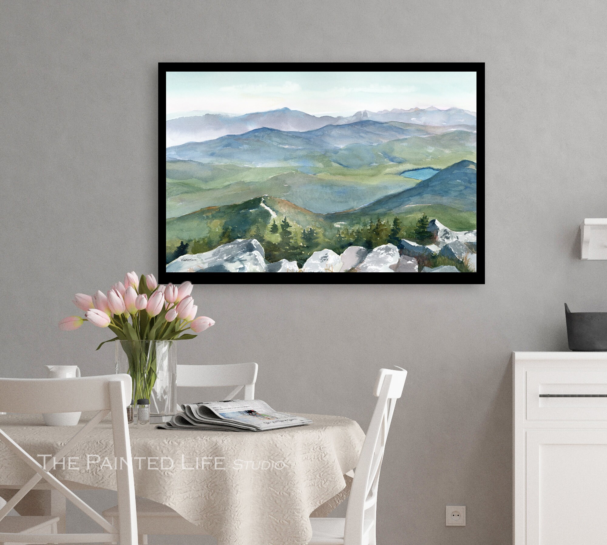 Whiteface Summit Art Print View From the Peak of Whiteface - Etsy
