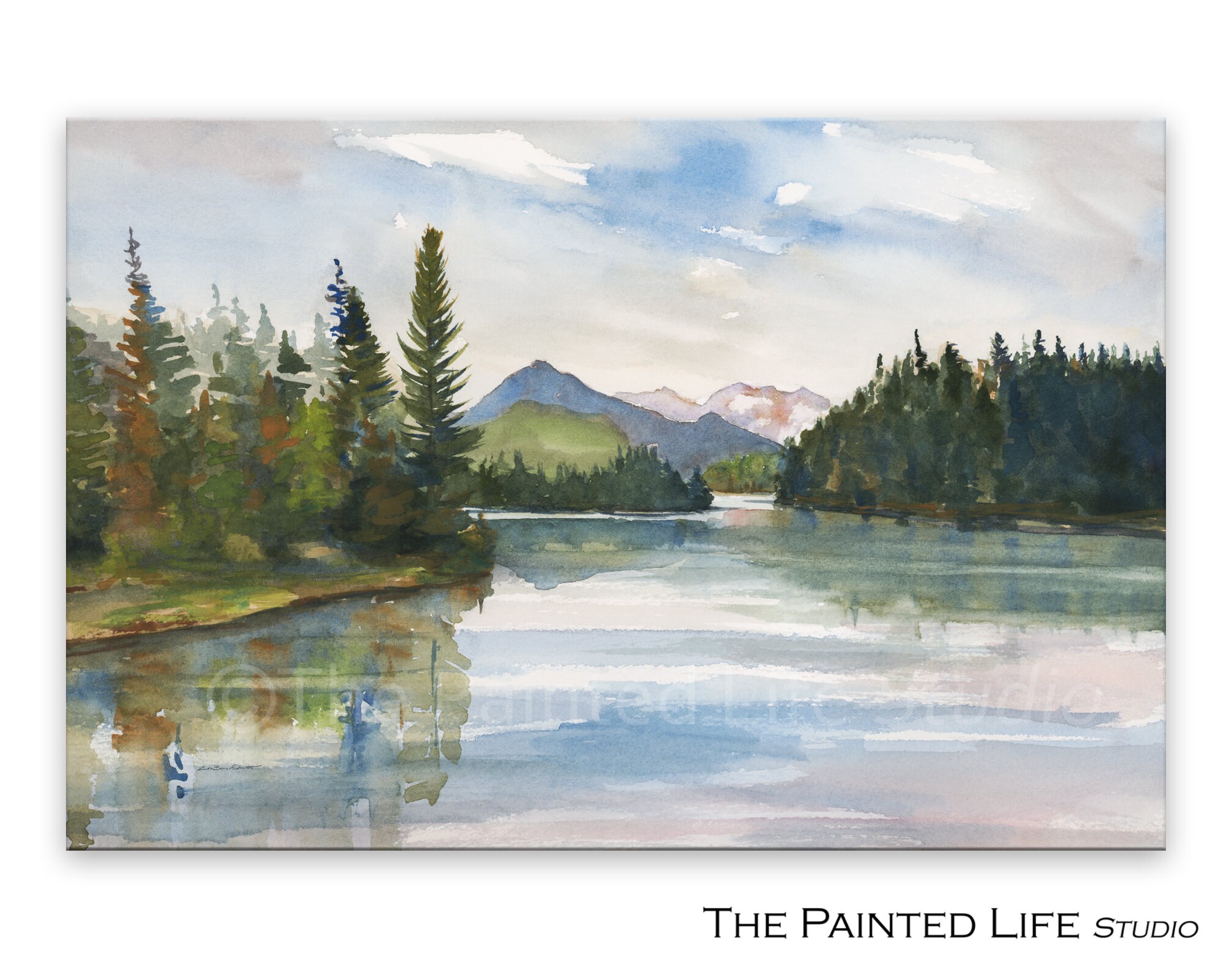 Boreas Ponds CANVAS Art Print Adirondack Mountains and Pond - Etsy