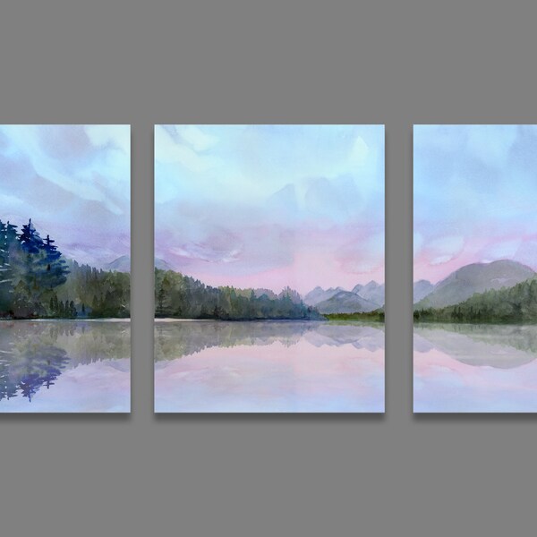 Triptych Art - Etsy