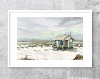 Beach Shack Wall Art | Etsy