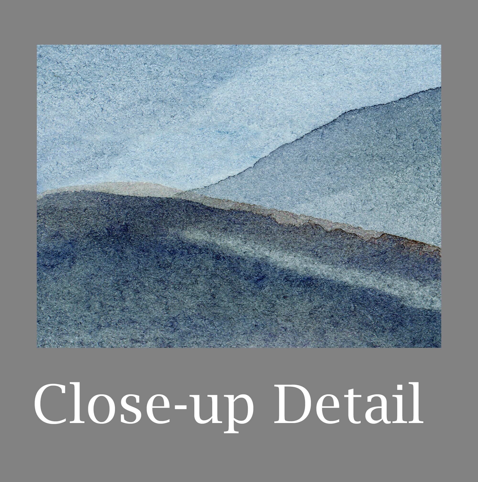 Blue Ridge Mountain Layers Art Print Wide Panoramic - Etsy