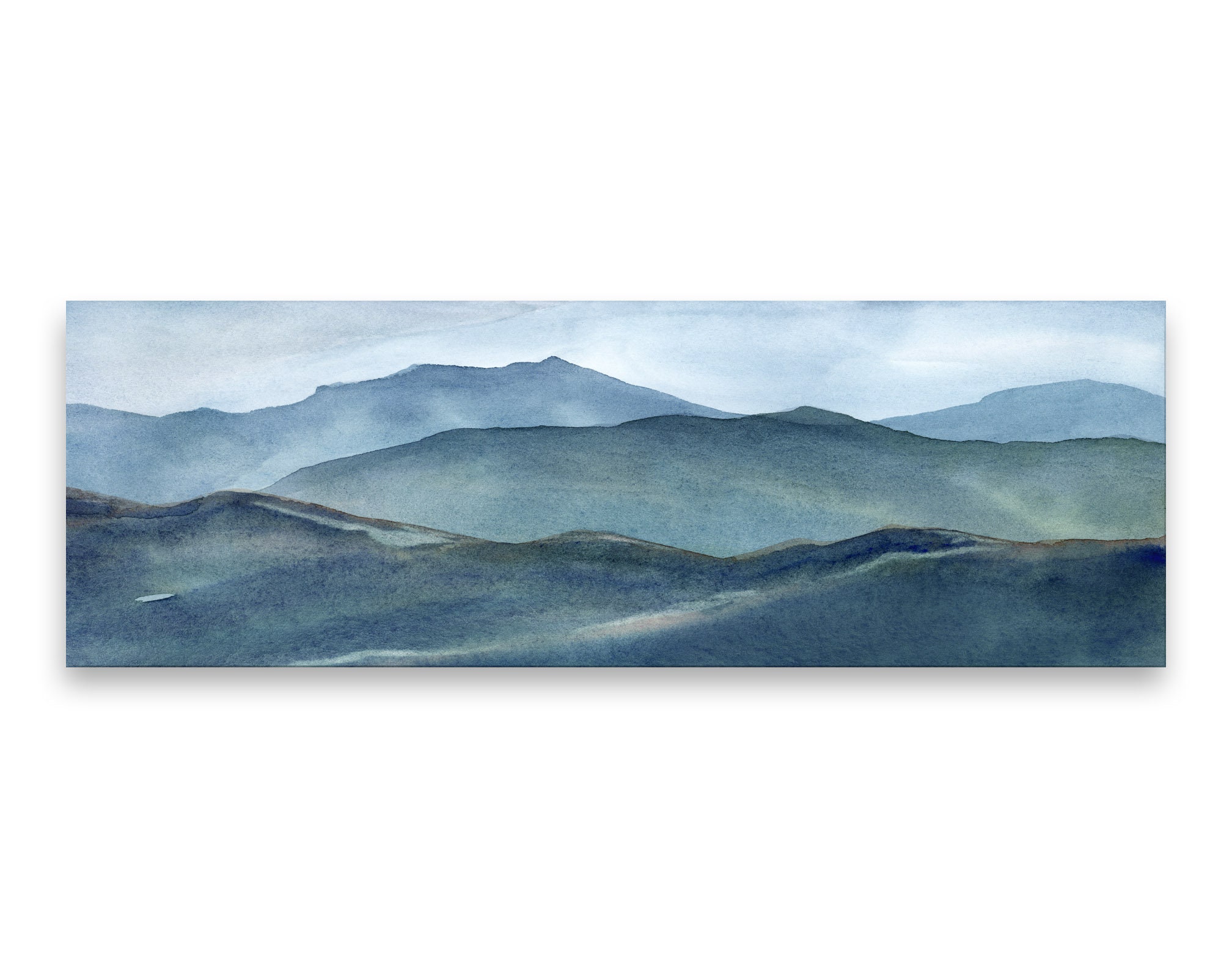 Blue Ridge Mountain Layers Art Print Wide Panoramic - Etsy