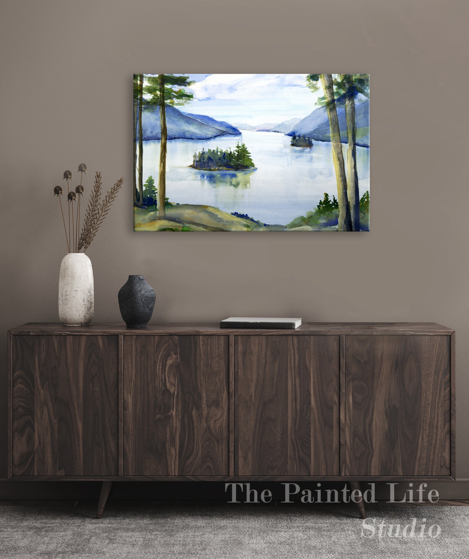 View From Lake George Island CANVAS Print Adirondacks Lake - Etsy
