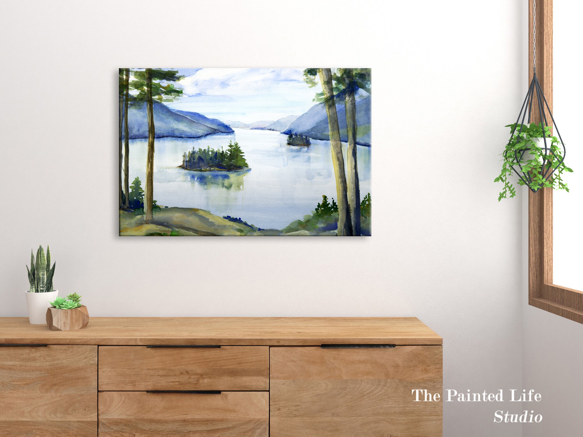View From Lake George Island CANVAS Print Adirondacks Lake - Etsy