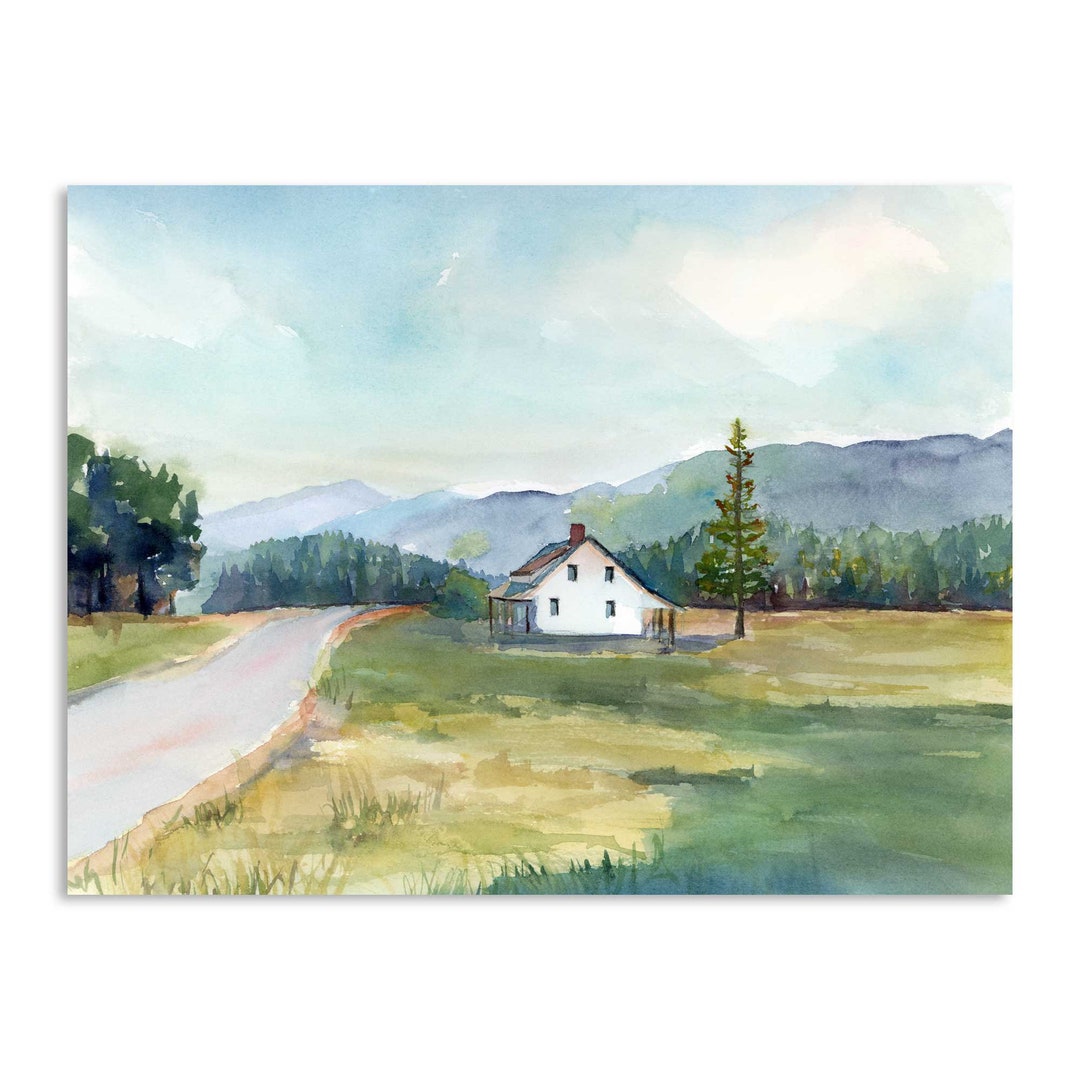 Marcy Field Art Print, Keene Valley Adirondack Mountains and Field ...