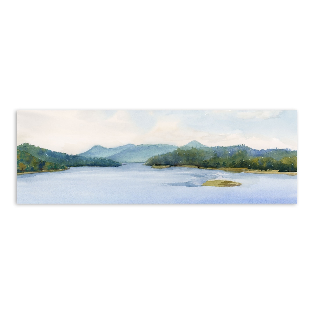 Indian Lake Art Print, Adirondack Lake Wall Art Print of Original ...