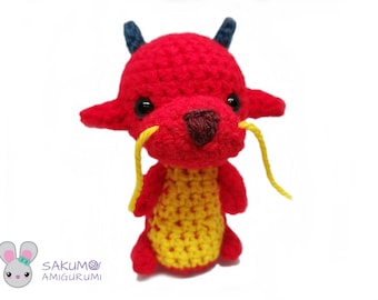 Baby Mushu Chibi Dragon Amigurumi Crochet Plush - Etsy