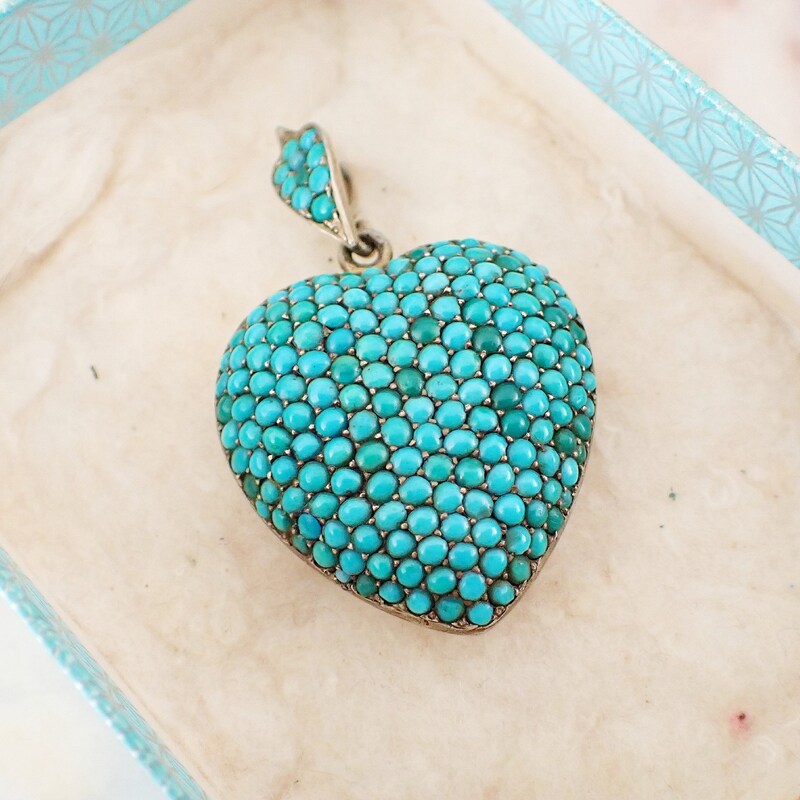 Turquoise Lockets - Etsy