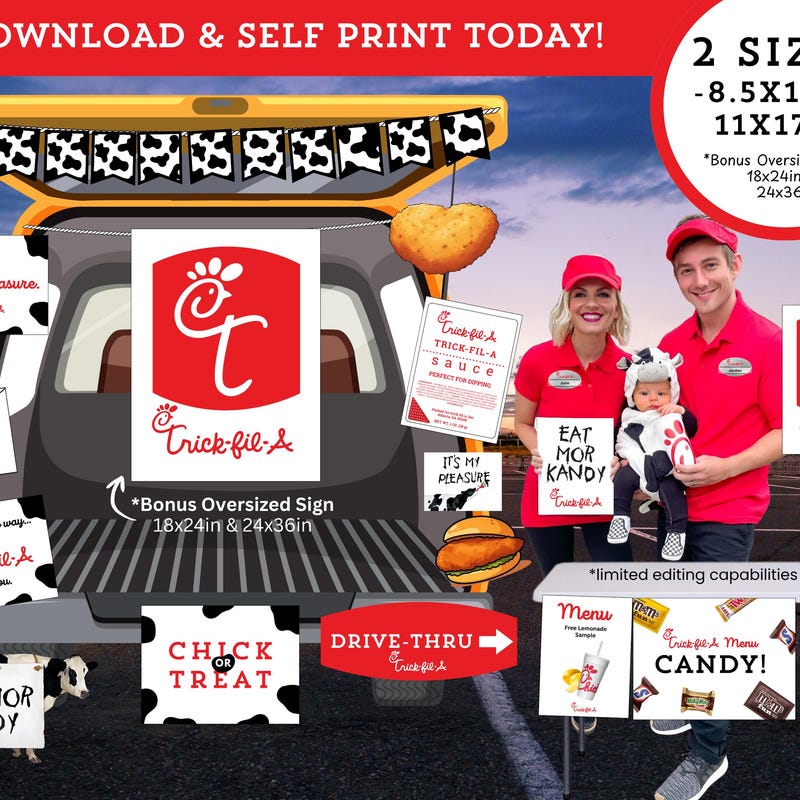 Chick Fil a Menu 2025 Catering - Etsy Canada