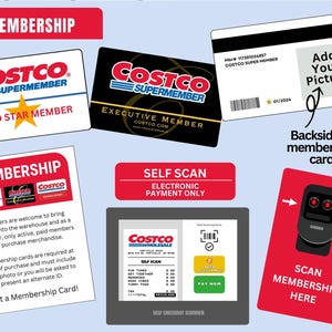 BEST Costco Bundle, Customize, Canva, Invite, Badges, Membership Cards ...
