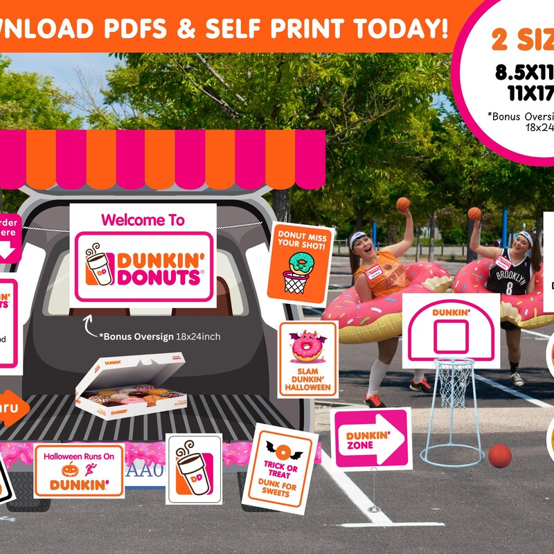 Dunkin Donuts Pink Donuts - Etsy