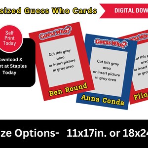 Editable Printable Group Costume | Classic Guess Who Game Theme ...