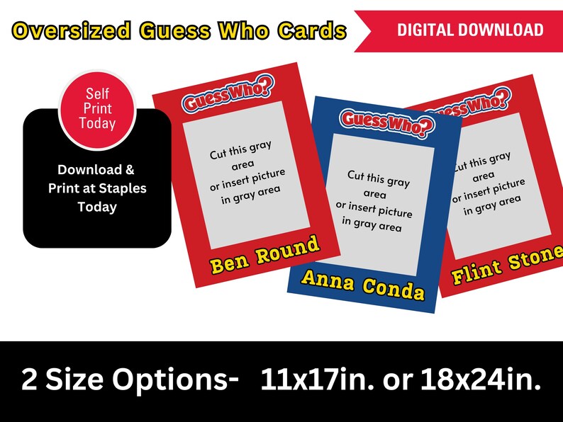 Editable Printable Group Costume | Classic Guess Who Game Theme ...