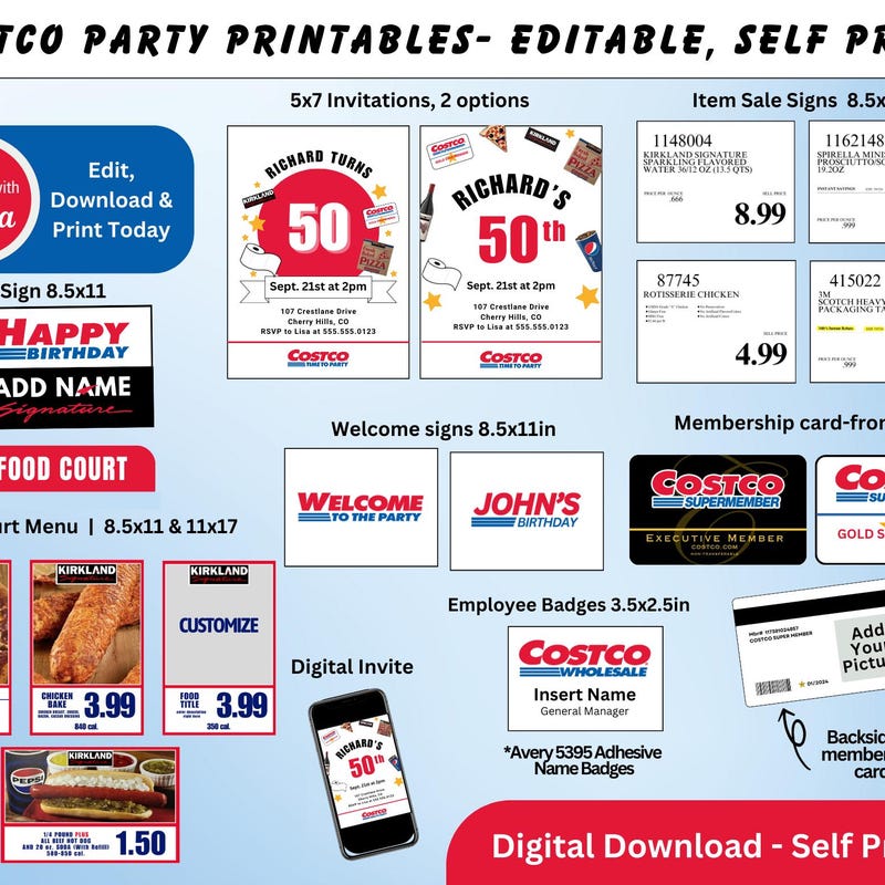Costco Employee Costume - Etsy