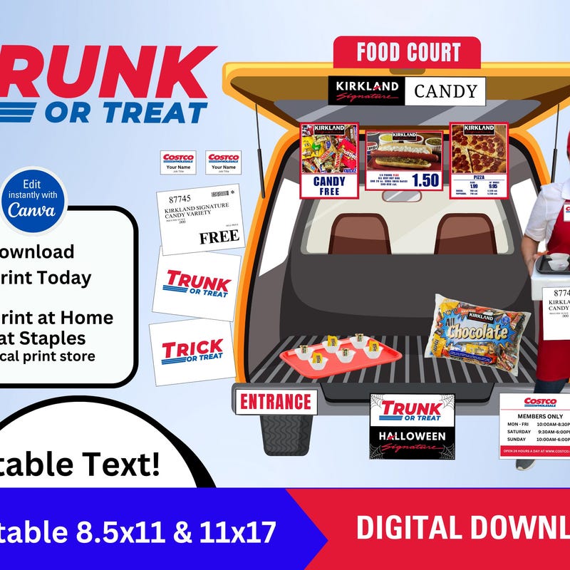 Costco Signs to Print - Etsy