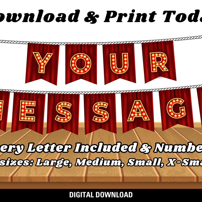 Custom Hollywood Lights Sign - Etsy