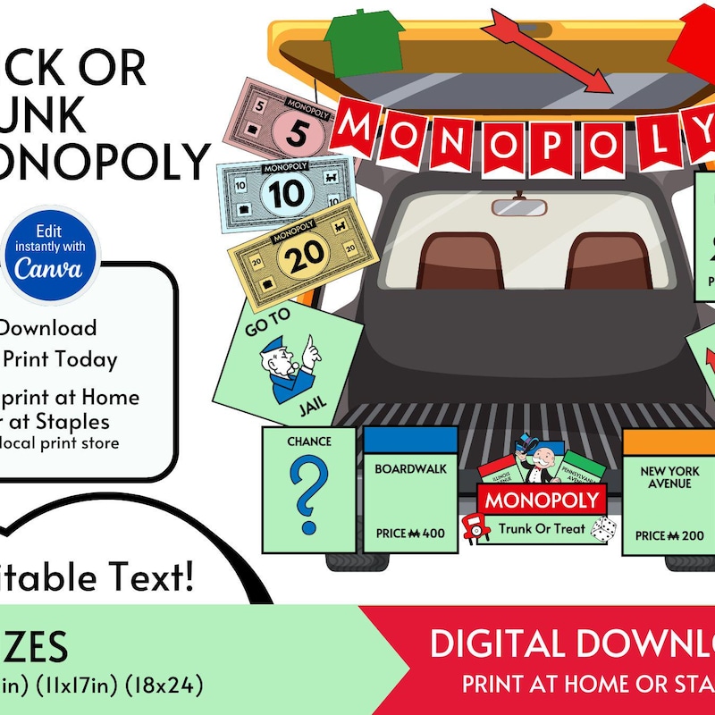 Monopoly Party Decorations - Etsy