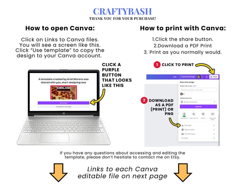 BEST Costco Menu Food Court Signs- Editable in Canva- Digital Download ...