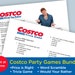 Costco Party Games- Self Print at Home, Digital Download, 8x11 In - Etsy