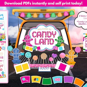 Candy Game Dessert Theme Printable Bundle | Download and Print Today - Etsy