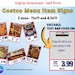 Costco Menu Item Signs- 2 Sizes- 11x17in and 8.5x11in, Digital Download ...