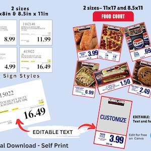 BEST Costco Bundle, Customize, Canva, Invite, Badges, Membership Cards ...