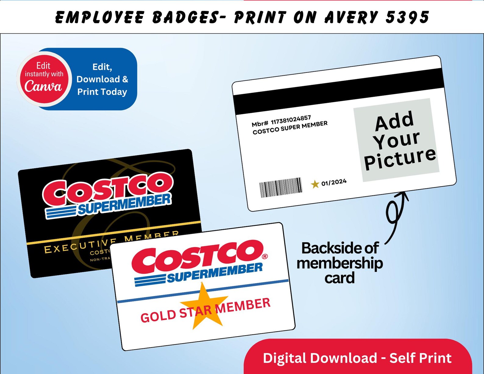 Costco Party Bundle-invitations, Price & Welcome Signs, Membership ...