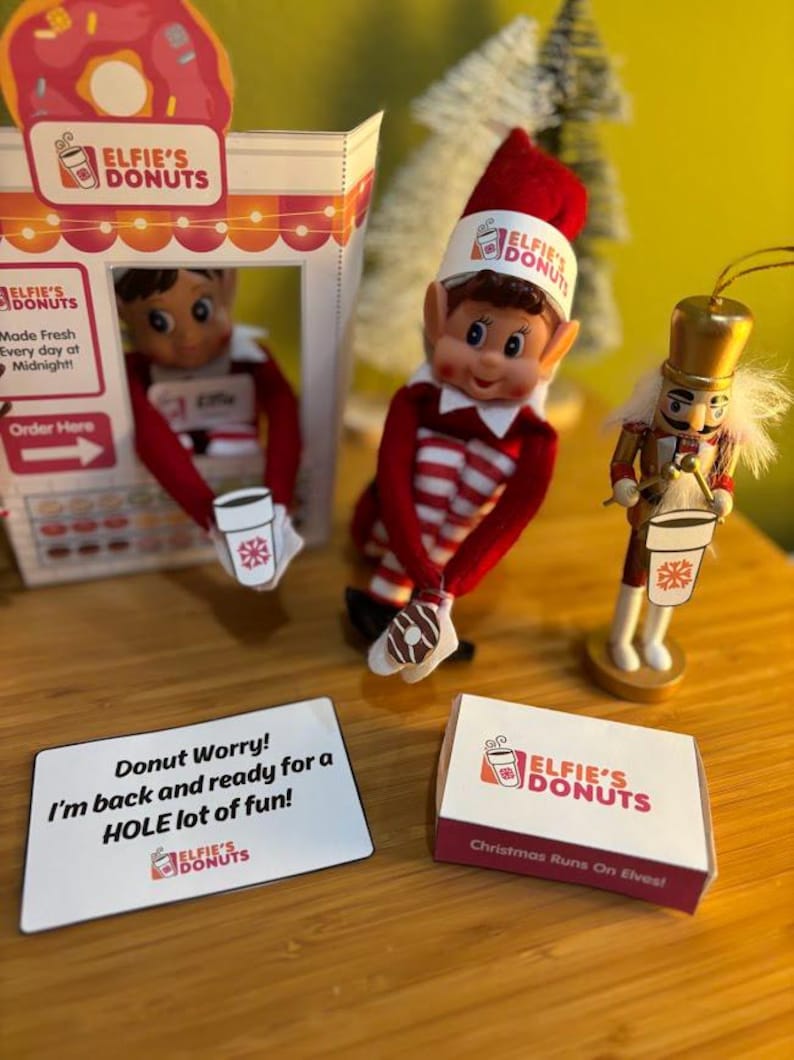 Elf Donut Shop • Printable Elf Idea • PDF Instant Download - Etsy