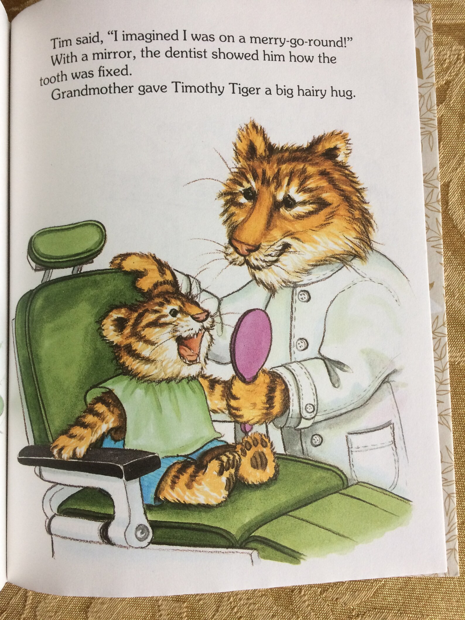Timothy Tiger's Terrible Toothache a Little Golden Book | Etsy