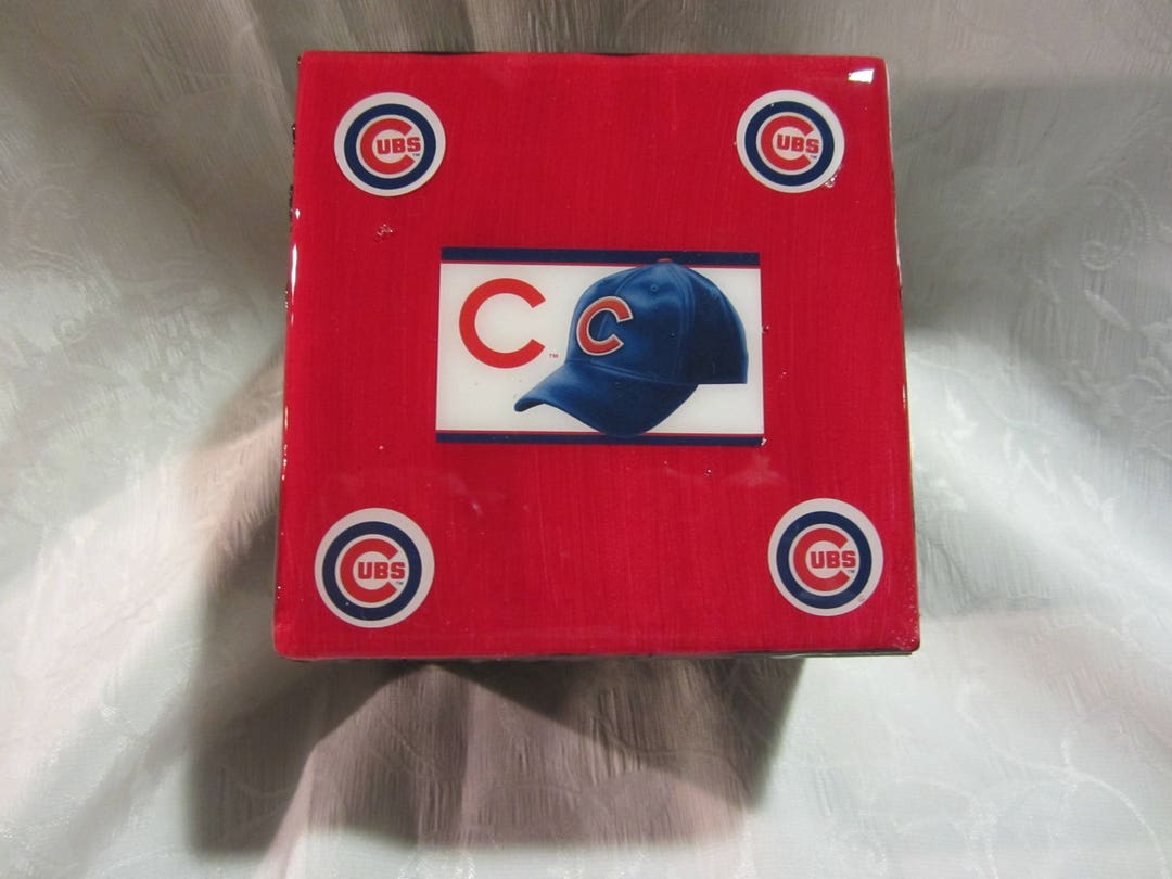 Handmade Chicago Cubs Box - Etsy