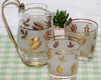 Libbey Gold Leaf | Etsy