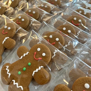 Handmade Large Gingerbread Man Cookies - Christmas Holiday Cookies, 12 ...