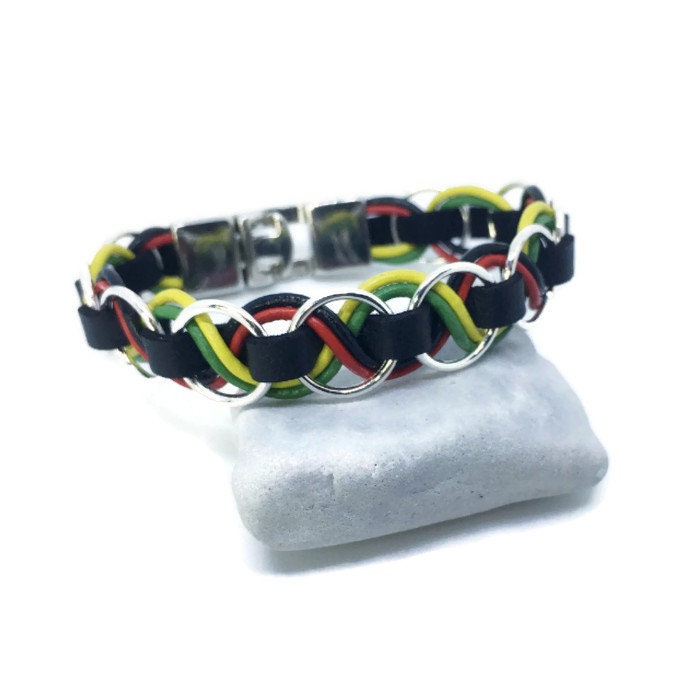 Bob Marley Schmuck, Reggae Rastafari Herrenarmband, Jamaika Rasta ...