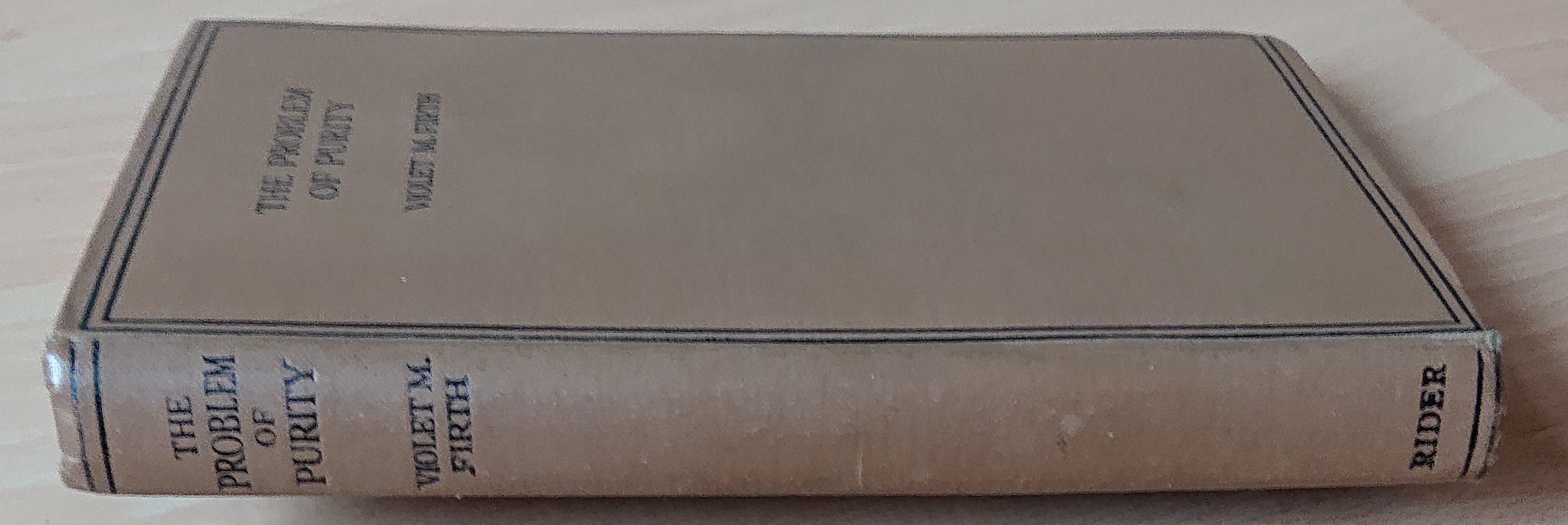 The Problem of Purity Fortune Dion Violet Firth Ca. 1928 - Etsy