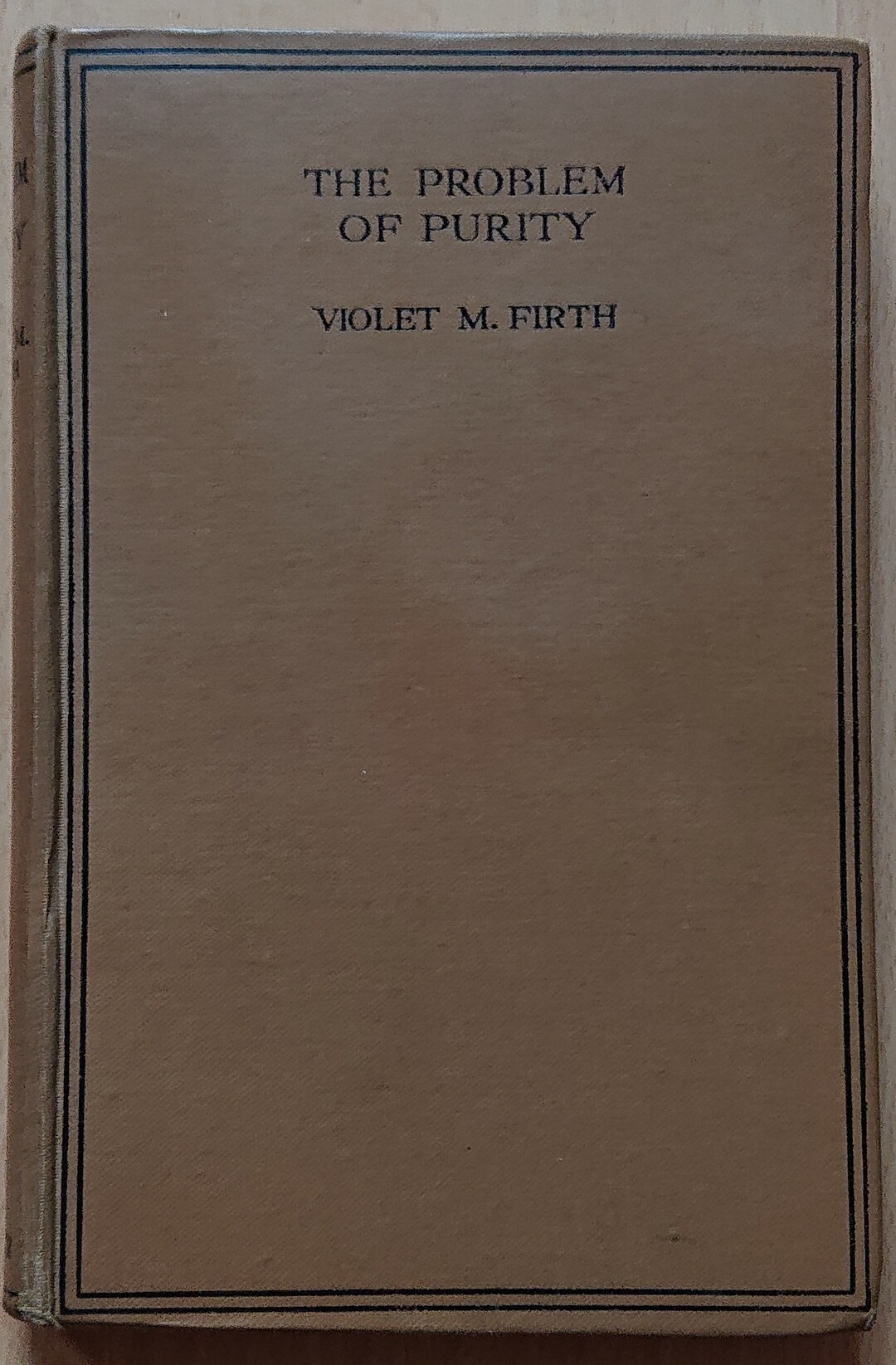 The Problem of Purity Fortune Dion Violet Firth Ca. 1928 - Etsy