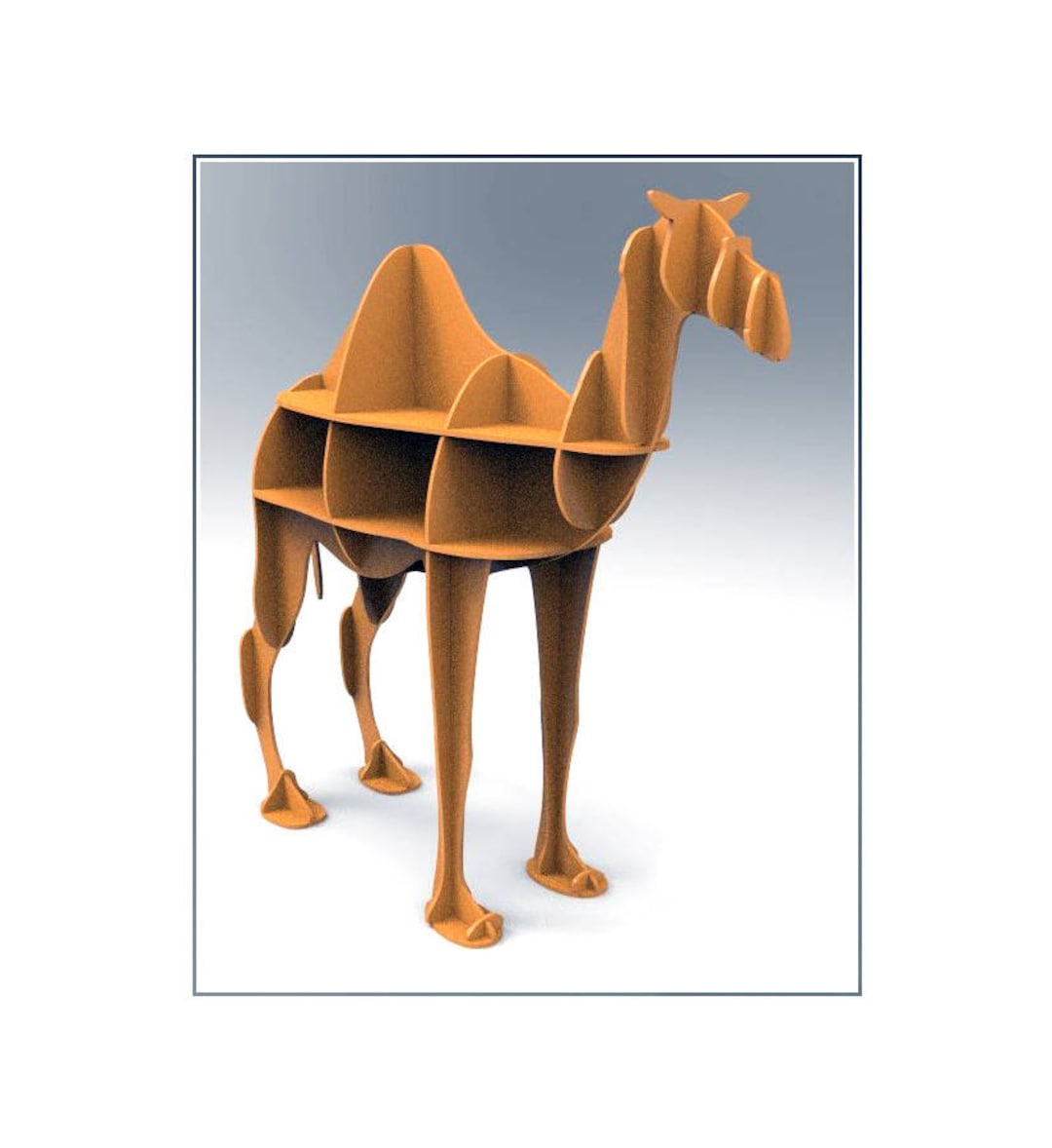 Camel Shelf Plans for Laser CNC Cutting Wooden Gift Plywood Wood Cut ...