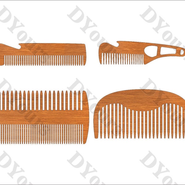 Beard Comb Svg Files - Etsy