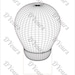 Light Bulb 3D Lamp Vector Model - Svg Cdr Pdf Dxf Files - Instant ...