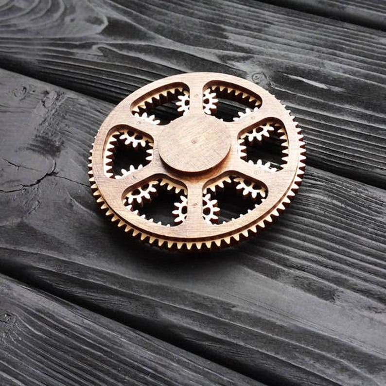 Planetary Gear Fidget Spinner Plans for Laser CNC Cutting Wooden Gift ...