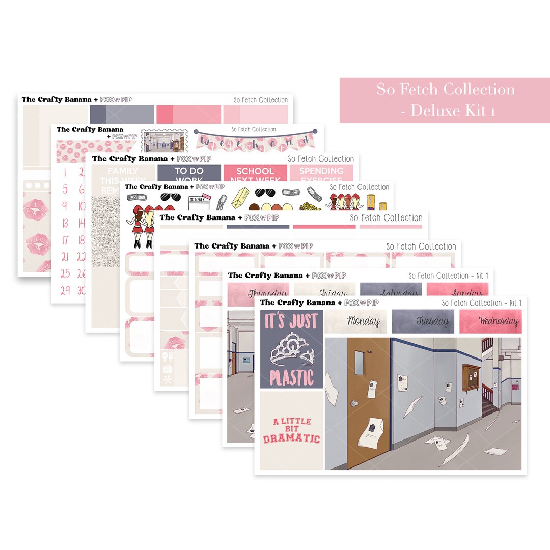Movie Planner Sticker Scene Kit, Vertical Planner Sticker Kit, Scene ...