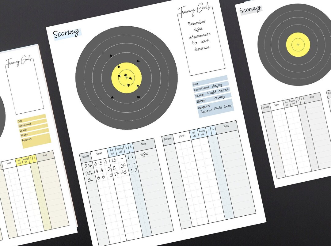 Field Archery Target Plotter and Scorer, World Archery Progress Tracker ...