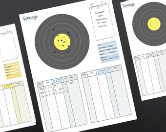 Archery Progress Tracker, Target Plotter, Digital Product, Print at ...