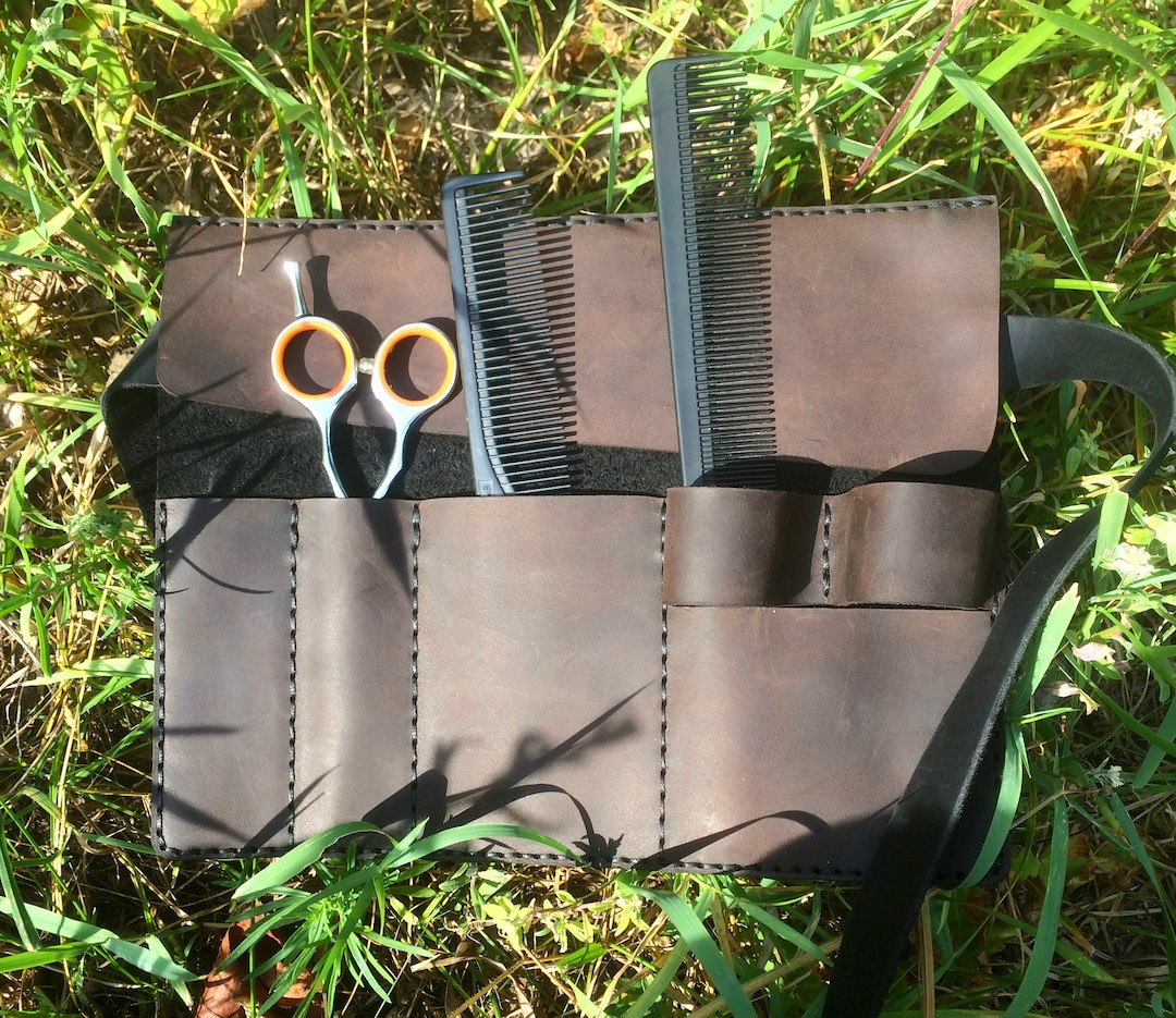 Tool Belt Leather, Barber Belt for Tools, Scissor Case Leather ...