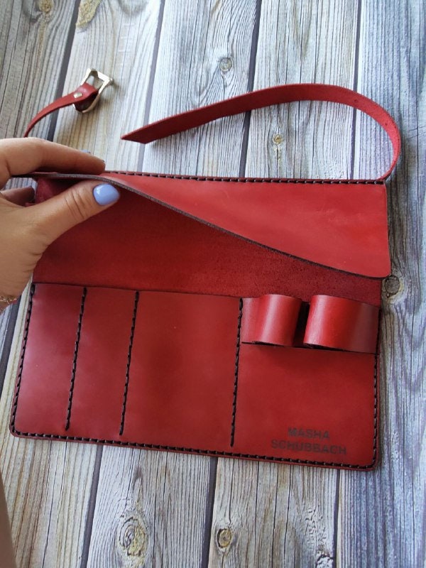 Tool Belt Leather, Barber Belt for Tools, Scissor Case Leather ...