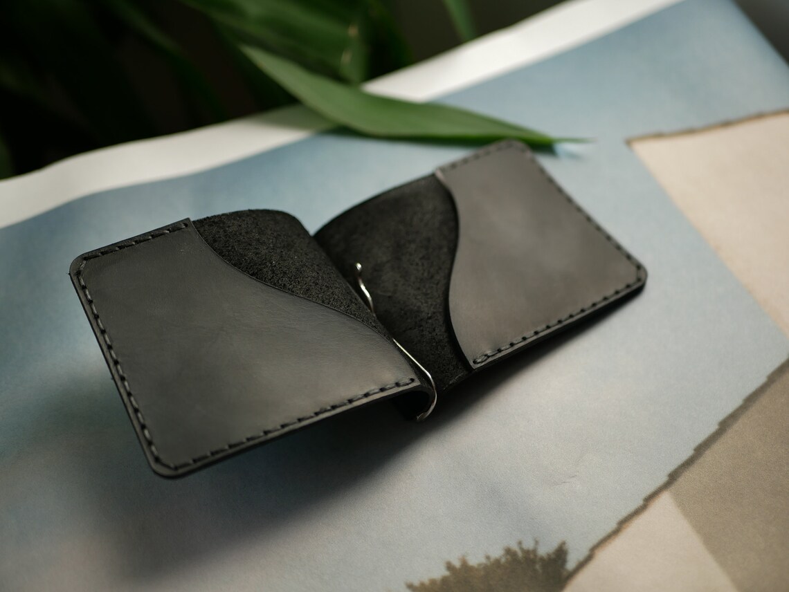 Leather Money Clips for Men Personalized Leather Wallet - Etsy