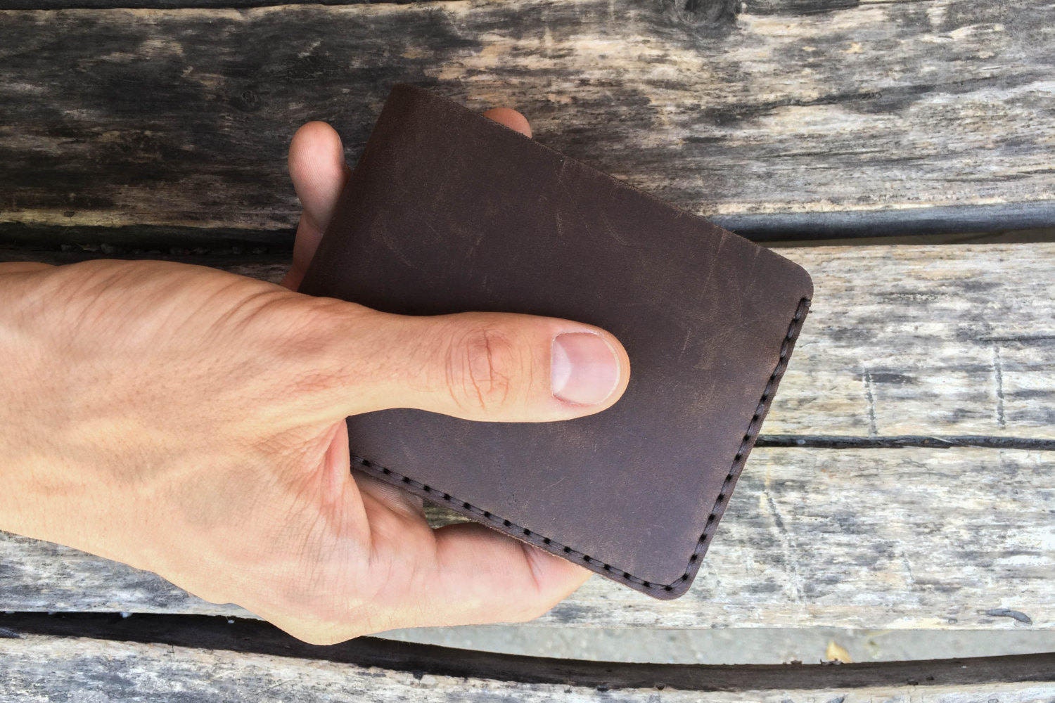 Leather wallet mens Personalized leather wallet leather | Etsy