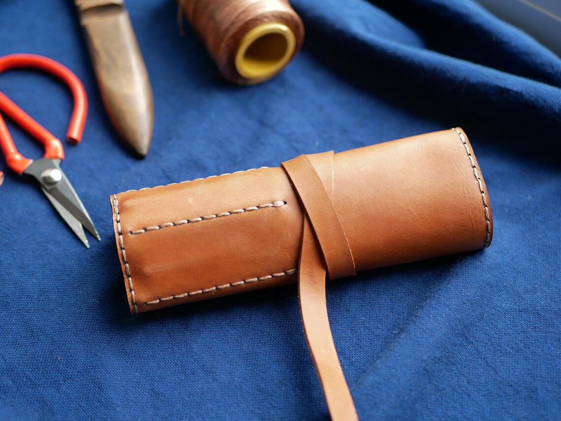 Leather Tool Roll Case Organizer for Tools Leather Tool - Etsy