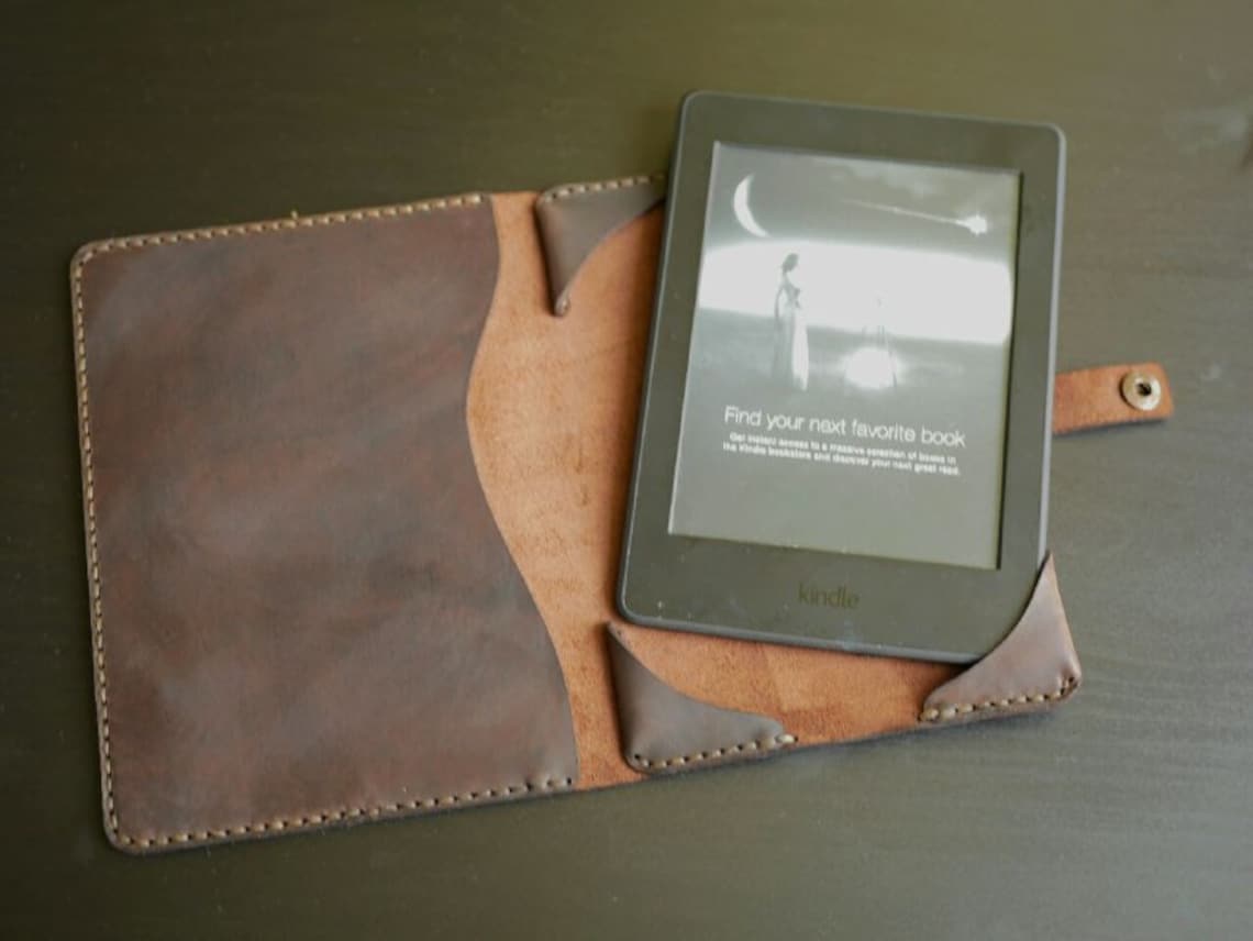 Kindle paperwhite case Kindle leather cover tablet case | Etsy