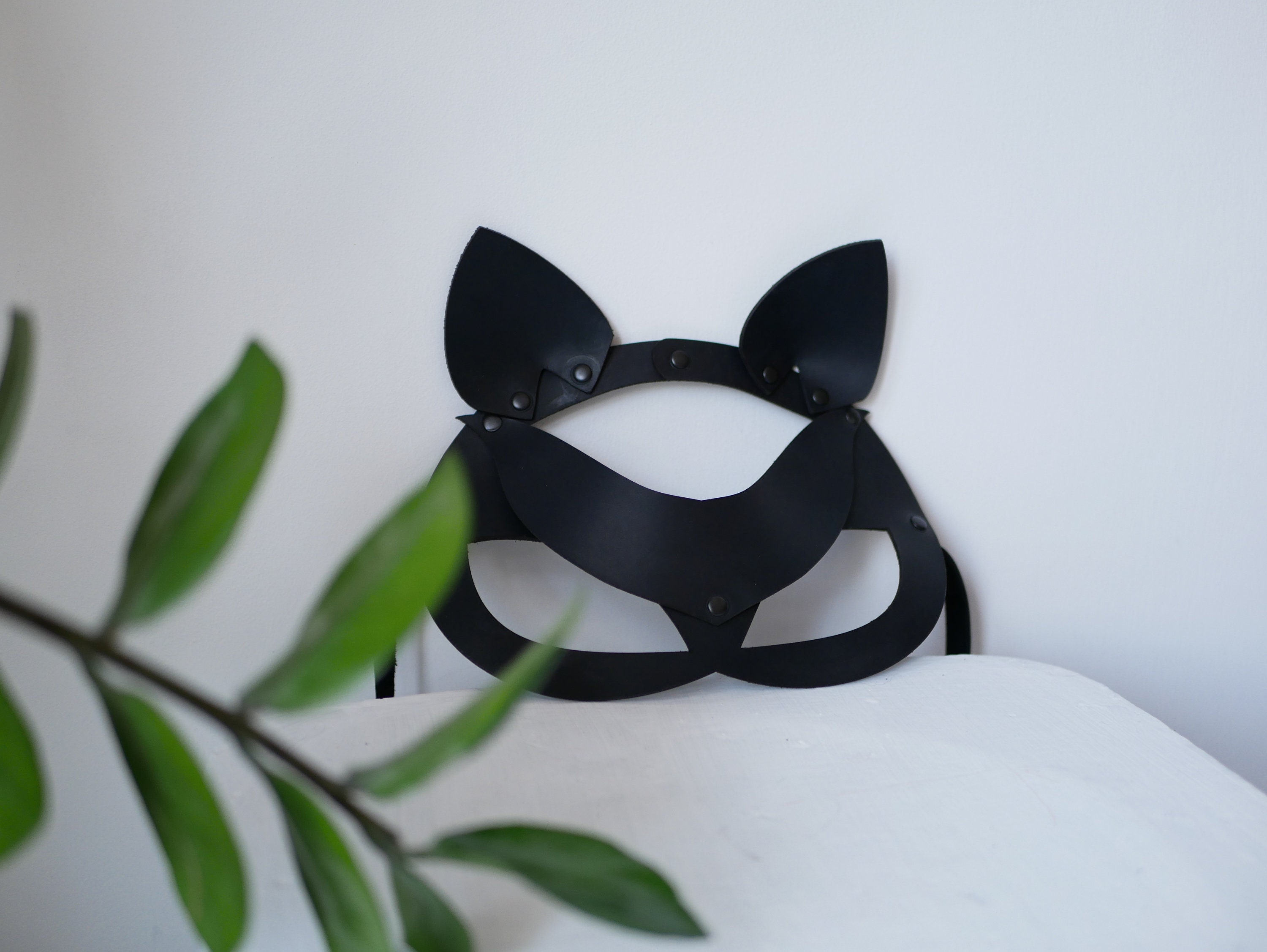 Leather Cat Mask Patterns Cat Mask Pattern Leather Pattern | Etsy
