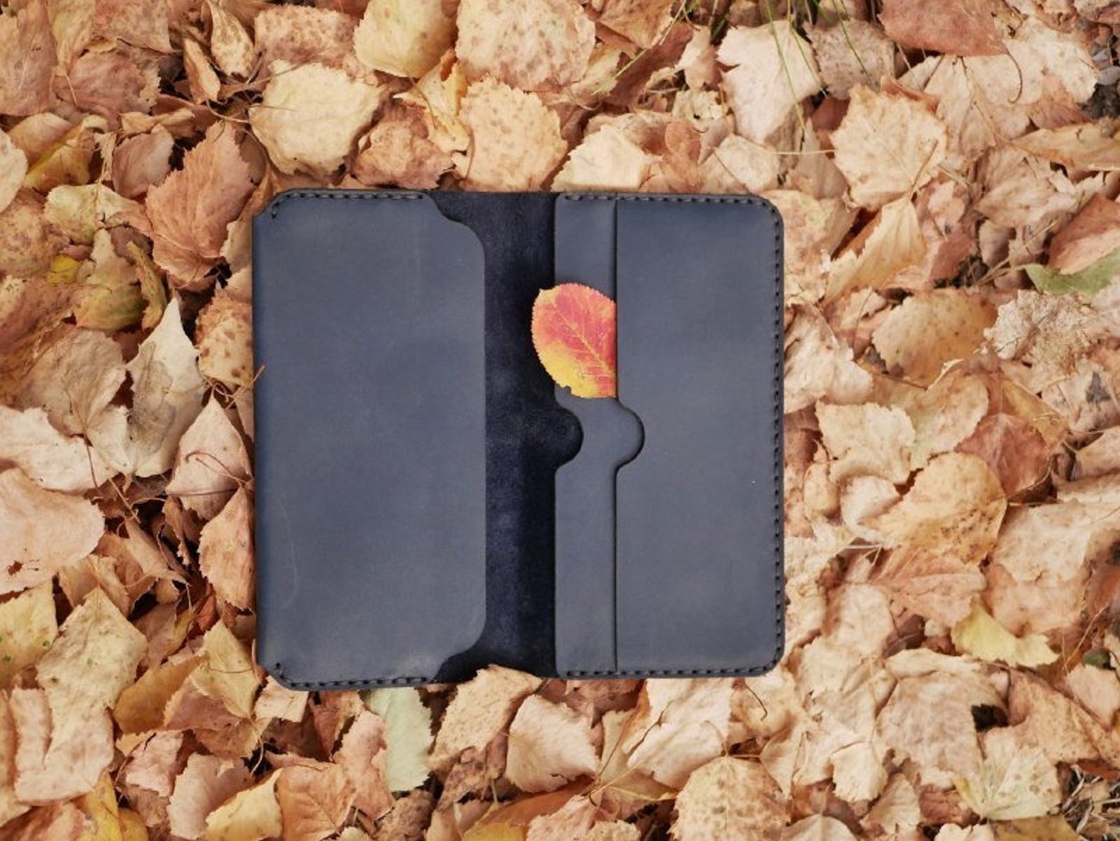 Leather Wallet Pattern Pdf Wallet Template Leather Mobile | Etsy